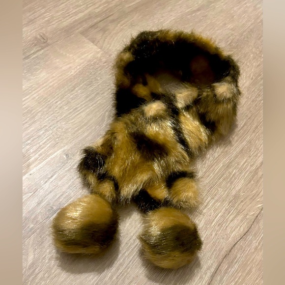 Accessories | Vintage Fur Scarf Animal Print | Poshmark